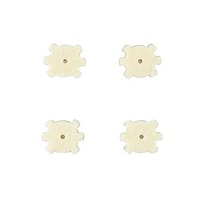 110 Pack Miaozhun .223Cal 5.56mm .300 Blackout Wool Star Chamber Cleaning Pads with Rod Fitting Adapter