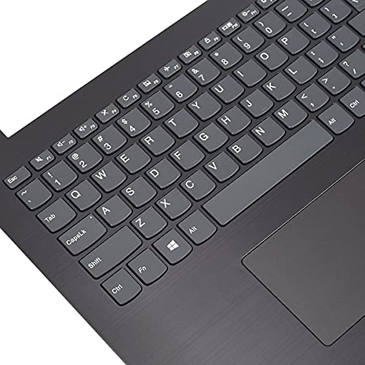Replacement Upper Palmrest Keyboard with Touchpad for Lenovo ideaPad 320-15 320-15ABR 320-15IAP 320-15IKB 320S-15ISK 320S-15IKB 330-15IKB 330-15IGM 330-15AST 330-15ARR Series Laptop US Layout - Gray