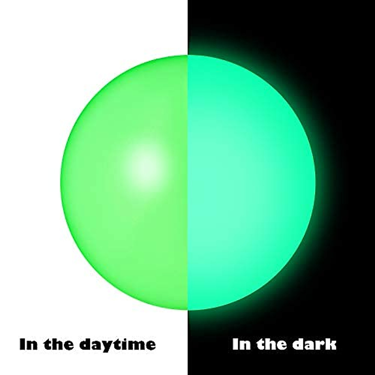 Skylety 8 Pieces Glow in The Dark Sticky Balls Elevated Glowing Stress Balls Relax Cool ASMR Stuff Toy for Ceiling Wall Adults(1.8 Inches,White, Blue, Orange, Green)