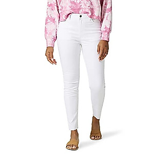 Wrangler womens High Rise Unforgettable Skinny Jeans, Bright White, 12 US