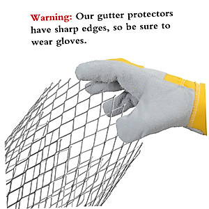 DOITOOL 6pcs 3 Sieve Strainer Mesh Strainer Downspout Strainer Downspout Mesh Filter Gutter Downspout Protectors Protection Leaf Guard Protective Grill Shield Aluminum Plate