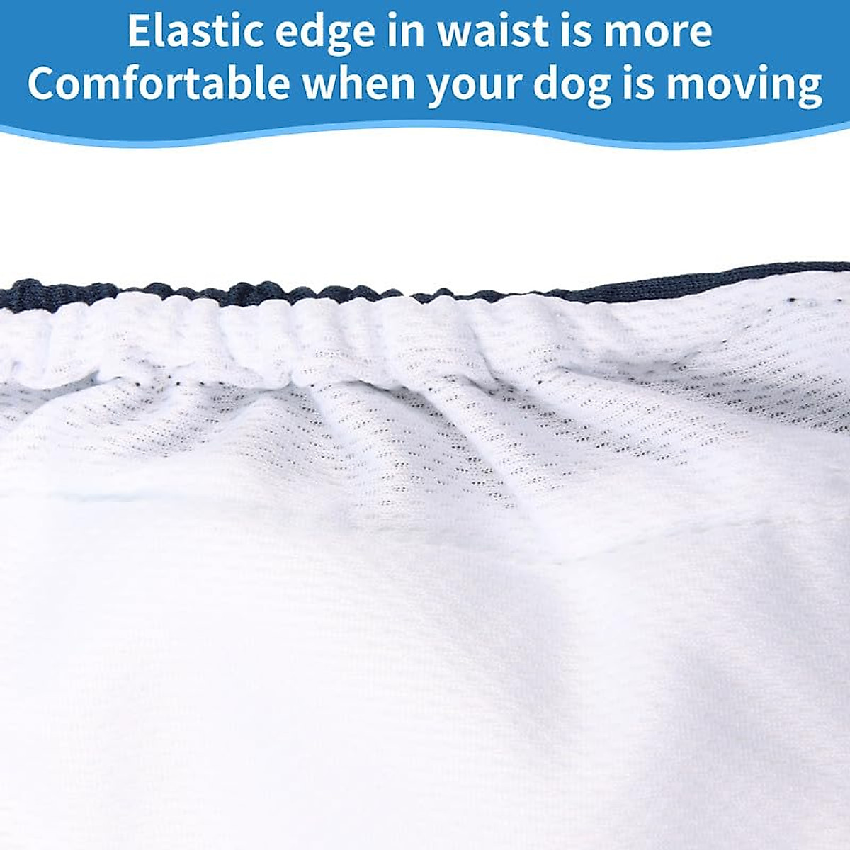 Susunyloviy Dogs Diapers Male Dog Belly Band for Small Dogs,Pack of 5 Reusable Washable Super Absorbent Small Doggie Diapers Male Puppy Belly Wrap,S