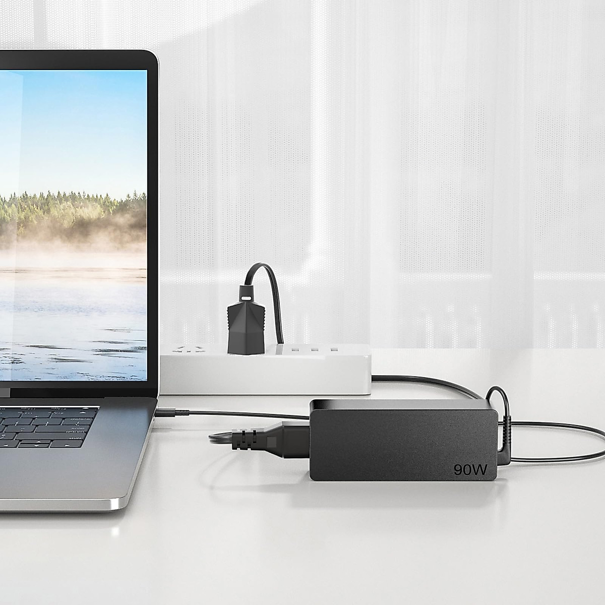 QYD 90W USB C Type C Laptop Charger Compatible with HP Spectre X360 15-BL000 15T-BL000 15-CH000 15T-CH000 EliteBook X360 1040 G8 G7 G6 Envy X360 15-ew0023dx 17-cr0797nr Pavilion Plus 14 Power Adapter