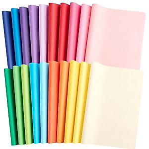 Mauproy 120 Sheets Colored Tissue Paper, 20 x 14 Inches 20 Assorted Colors Gift Wrapping Tissue Paper Bulk for Gift Bags DIY Crafts Christmas Wedding Birthday Holiday Party Decor