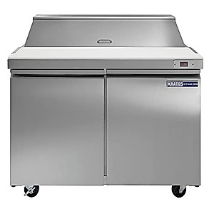 Kratos Refrigeration 69K-770 48"W Commercial, Sandwich/Salad Prep Table, 12 Pan Capacity, NSF7