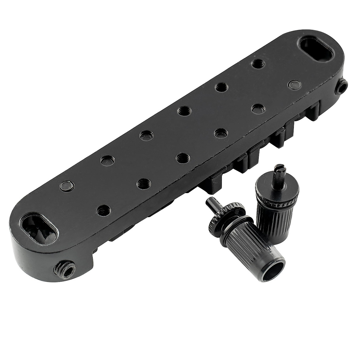 Musiclily 51.5mm Locking Roller Bridge Tune-O-Matic Bridge for Epiphone Les Paul SG Style Electric Guitar, Black
