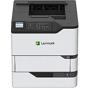 Lexmark MS820 MS821dn Laser Printer - Monochrome - 1200 x 1200 dpi Print - Plain Paper Print - Desktop - 55 ppm Mono Print - A6, Oficio, Envelope No. 7 3/4, Envelope No. 9, B5 (JIS), A4, Legal, A5, Le