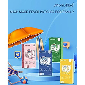 Fever Patch for Family,38 Sheet Fever Cooling Patches for Fever Discomfort, Heat Relief, Drug Free Cooling Gel Pads, Fever Reducer, First Aid, Home and Travel (Family 38 Sheets)