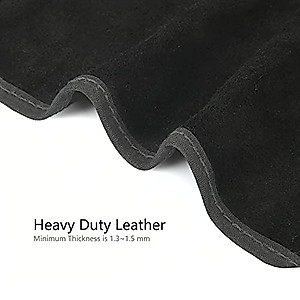 Leaseek Welding Hood, Flame-Retardant Protective Welding Cap with Neck Shoulder Drape, Welding helmet accessories,Head Protection for Men & Women, Black