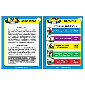 Super Duper Publications | Yoga Exercise, Activities & Body Awareness Fun Decks | Move Your Body & Scooter Board Flash Cards | Occupational Therapy and Motor Skills Bundle | Educational Materials