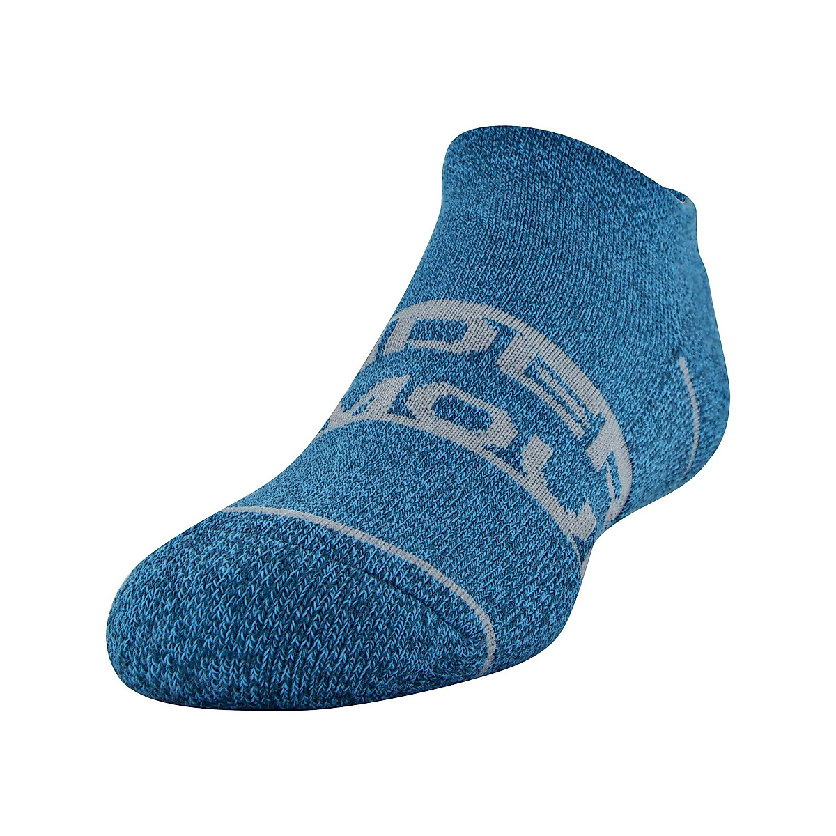 Under Armour Youth Phenom No Show Socks, 3-Pairs , Heather Blue Assorted , Small