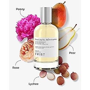 Twist Rosa Lina No. 58 Inspired by Perfume De Marly Delina, Long Lasting Perfume For Women, EDP - 100 ml | 3.4 fl. oz.