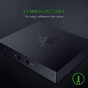Razer Ripsaw HD Game Streaming Capture Card: 4K Passthrough - 1080P FHD 60 FPS Recording - Compatible W/ PC, PS4, Xbox One, Nintendo Switch