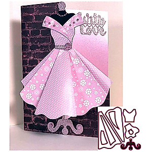 Dress Metal Die Cuts, Cutting Dies for Card Making Clearance, Embossing Dies for Scrapbooking, DIY Album Paper Cards Decoration