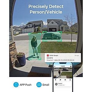 ZOSI H.265+ 3K Lite 8 Channel Security DVR Recorder with 1TB HDD,8CH Hybrid 4-in-1 CCTV DVR for 960H 720P 1080P Home Surveillance Camera System,Person Vehicle Detection,Remote Access,24/7 Recording