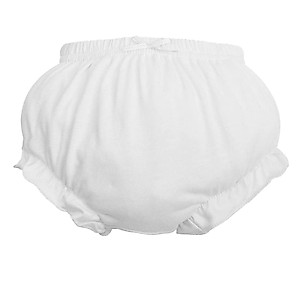 Newborn Toddler Baby Girls Underwear 4 Pack, Soft Briefs-Adorable Bloomers Panties Shorts for Baby Girls Washable Reusable Diaper Cover