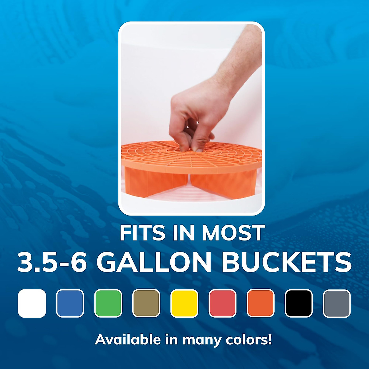 The Grit Guard Insert (Red) - Fits 12 inch Diameter Bucket