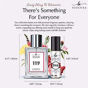 BIOCURA BC Perfume 546 Inspired by Maison Francis Baccarat 540 For Women & Men Replica Fragrance Body Oil Dupes Alcohol-Free Sample Travel Size Concentrated Long Lasting Roll-On 0.3 Fl Oz/10ml