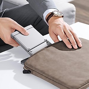 ProtoArc Foldable Bluetooth Keyboard for Mac, XK01-A Folding Wireless Keyboard with Number Pad, Full Travel Keyboard for Macbook, iMac, iPad 10.2, iPad Pro/Air/Mini, iPhone