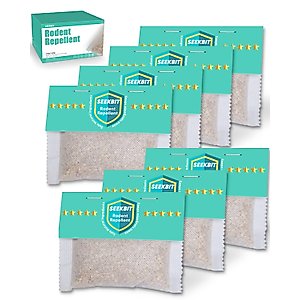 SEEKBIT Rodent Repellent, Large Peppermint Oil Repels Mice and Rats Squirrel and Other Rodents, Rat Mouse Repellent for Indoor Outdoor Attic RV Car Engines, Mouse Deterrent Keep Mice Out, 7 Pack
