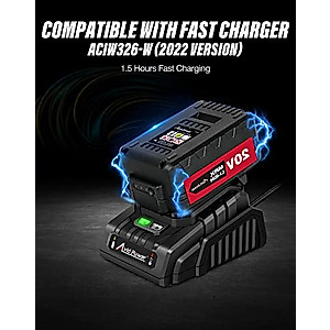 Avid Power 3.0 A Battery (AP30B) - Only Compatible ACIS316-A and ACIW326-Blue Impact Wrench, Not Compatible Inflator or Drill