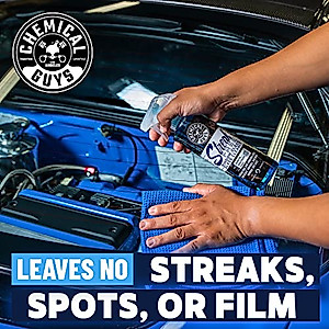 Chemical Guys CLD30016 Streak Free Glass & Window Cleaner (Works on Mirrors, Navigation Screens & More; Car, Truck, SUV and Home Use), Ammonia Free & Safe on Tinted Windows, 16 fl oz