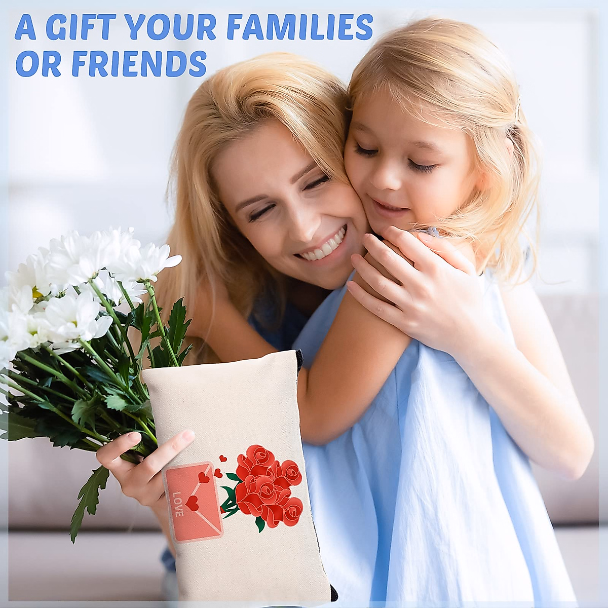 99 Pack Blank Canvas Bag Bulk DIY Craft Canvas Zipper Pouch Sublimation Blanks Canvas Makeup Bag Canvas Pouch Pencil Bag Cosmetic Travel Toiletry Storage Zipper Bag 8.3 x 5 Inch(Gray, Black, White)