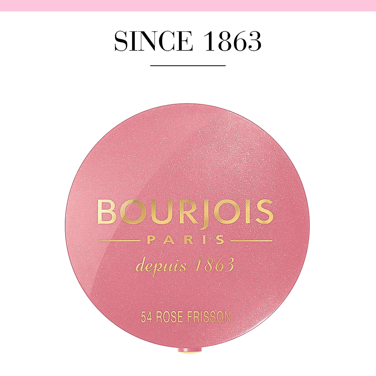 Bourjois Blush for Women, 54 Rose Frisson, 0.08 Ounce