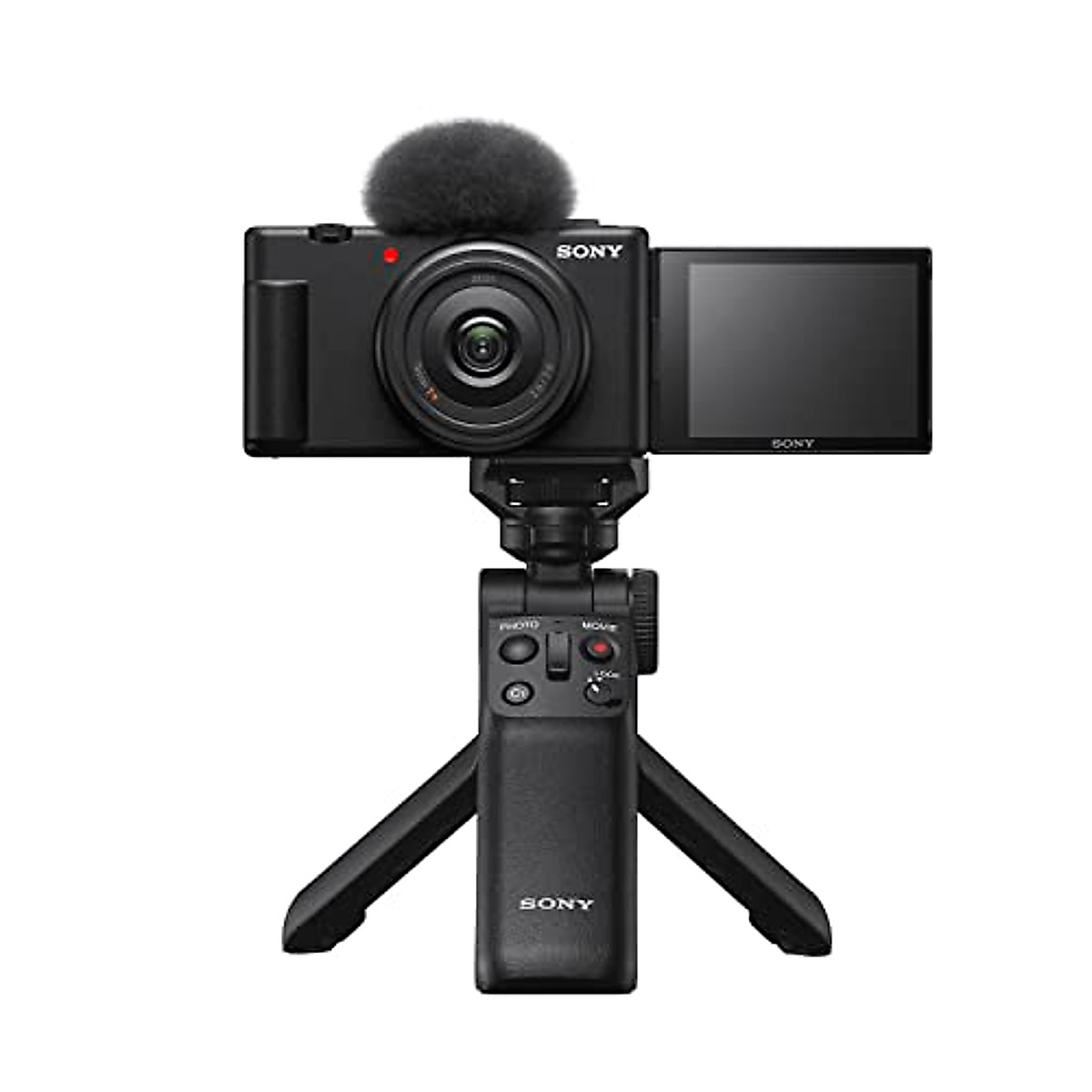 Sony ZV-1F Vlog Camera for Content Creators and Vloggers (Black) (Renewed)
