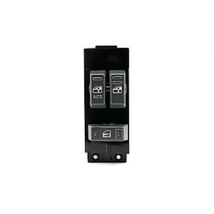 Master Power Window Switch, Gray - Driver Side Door - Compatible with Chevy Silverado and Sierra 1500, 2500, 2500 HD, 3500-1999, 2000, 2001, 2002 - Replaces 15047637