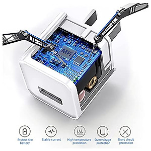 USB Wall Charger,Small iPhone Charger Box,Travel Plug Cube 5W Power Adapter for iPhone SE 2020/12 Pro Max/11 Pro Max/XR/X/8 Plus/7/6S/6S/6/5,Samsung Galaxy S7/S6/S5 Edge,LG,HTC,Huawei,Moto,Kindle