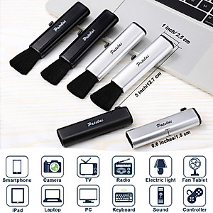 6 Pieces Portable Laptop Cleaning Brush Electronic Cleaning Brush Swipe Computer Brush for Laptops Keyboard Mobile Phones Cameras Digital Products Car Interior Detailing Home and Office Items