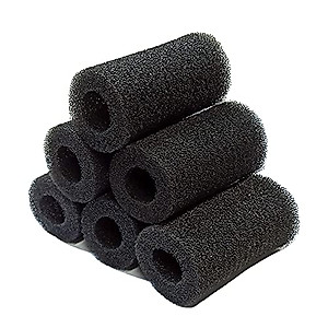 yuntop 6pcs Pre-Filter Sponge, Pre Filter Foam Sponge Roll for Aquarium Fish Tank (8 x 4cm /3.1x1.6 inch)