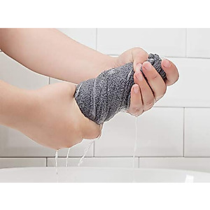 figolo Microfiber Kitchen Towels - Dish Towel Geometry Set of 4, Super Absorbent and Soft, 26 X 18 Inch