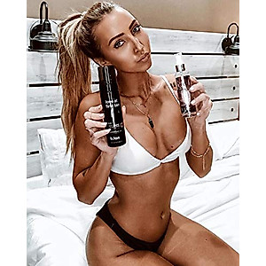b.tan Darker + Glowy Self Tanner Kit | Lovers Bundle - Love at First Tan Self Tanning Mousse with You Glow Girl Face + Body Gradual Self Tan Mist with Self Tanning Mitt Applicator, 1 Hour Sunless Tanner, Fast Self Tan, No Fake Tan Smell, No Added Nasties,