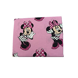 Jay Franco Twin Size Sheet Set 3 Pieces Kids Set (Minnie Mouse), Pink, Black, JF14545