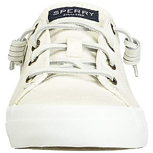Sperry Women's Crest Vibe Mule Canvas Sneaker, White, 8.5 M US