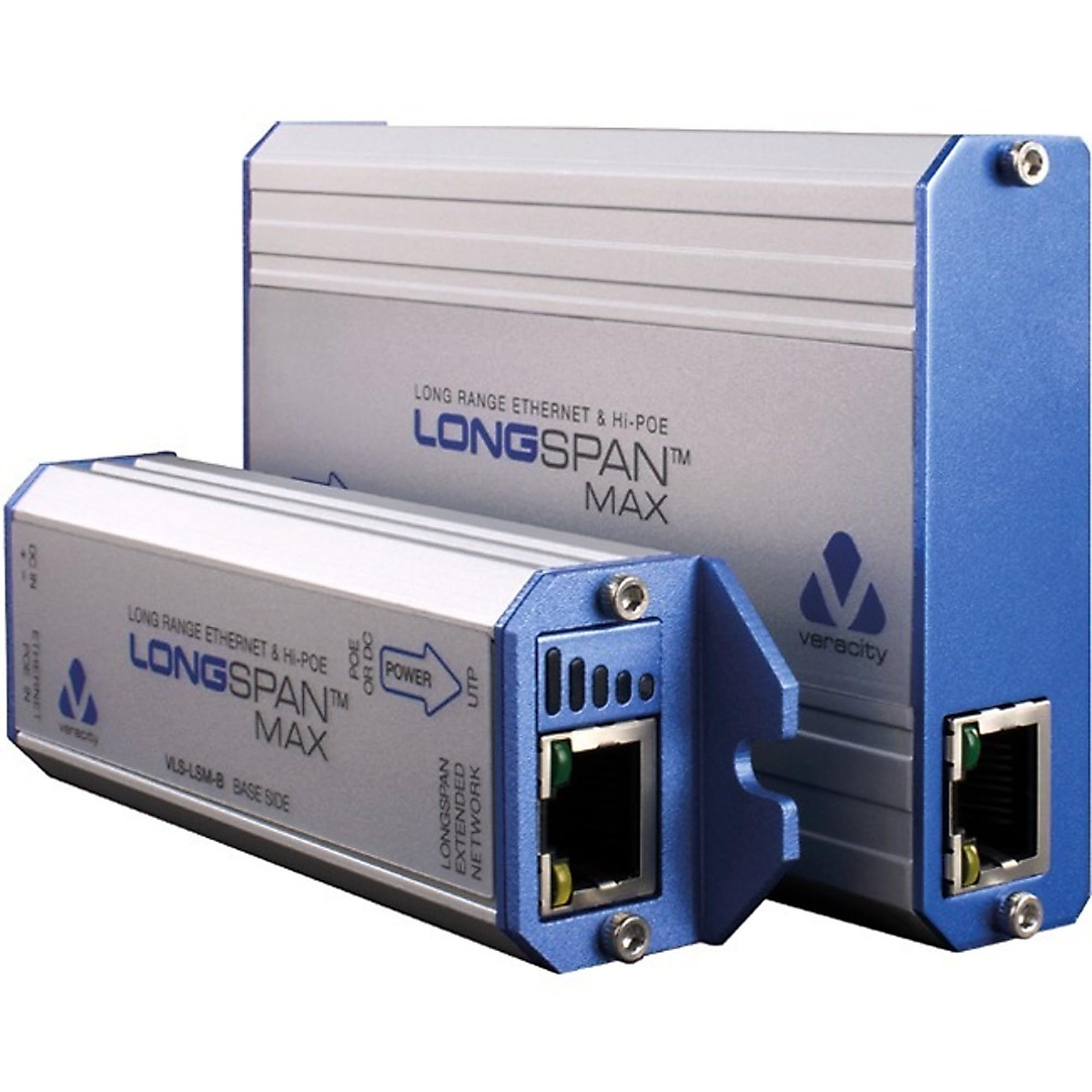 Veracity VLS-LSM-C4 Longspan Max Quad - 4 Channel Hi-Power Up to 90W Long-Range Ethernet & POE Extender