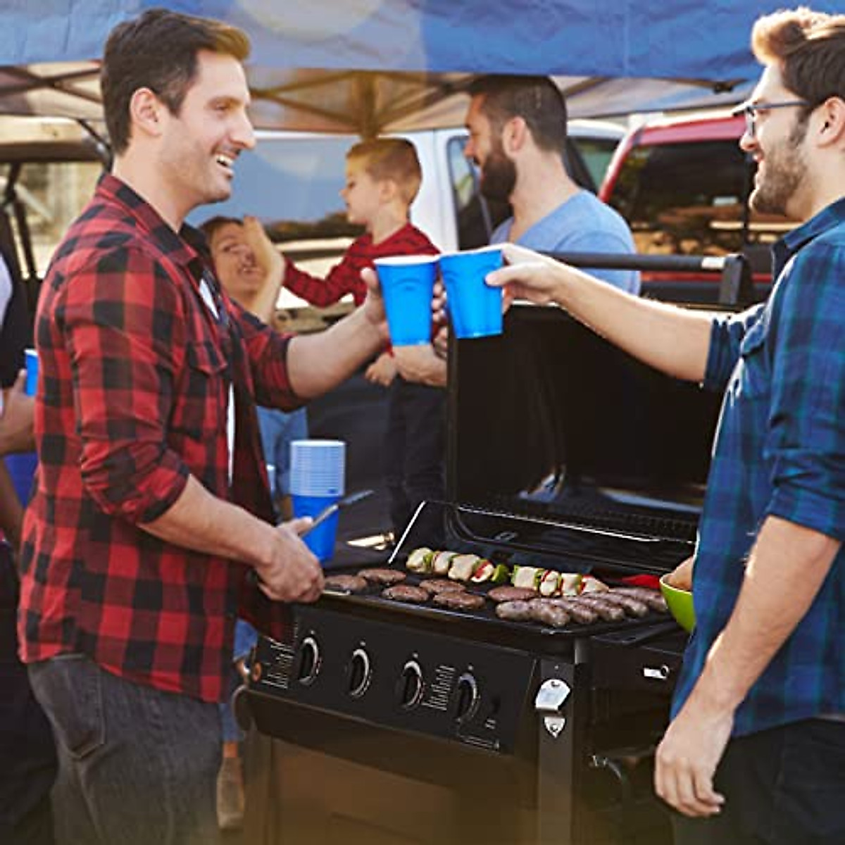 Wind Guard for Blackstone 22 Inch Griddle, Blackstone Griddle Accessories, Magnetic Stainless Steel Wind Screen, Compatible with Rear Grease Cup, Hood and Side Shelf