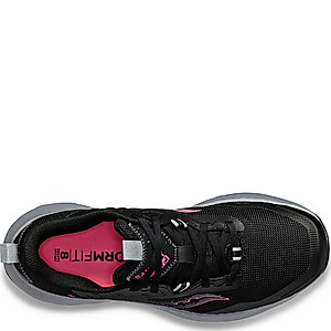 Saucony Women's Blaze TR Hiking Shoe, Black/Vizi Pink, 8