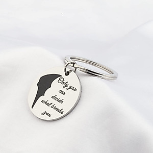 FAADBUK A Court of Thorns and Roses Inspired Gift Only You Can Decide What Breaks You SJM Gift Bookish Jewelry (Only You Can Decide)