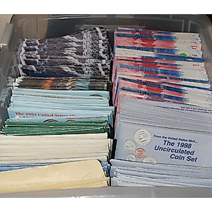 1980 P, D Mint Set Collection Decade of the 1980's / 1980-1989 (no 1982 or 1983 minted) Uncirculated