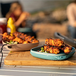 UCO 4-Piece Camping Mess Kit, Blue, Nylon