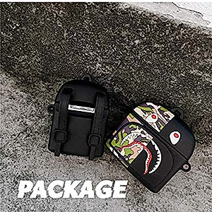 Bolod Designer Cases Made of Silicone for Airpods 1&2, Protective Cartoon Fashion Cases (Airpods 2&1)