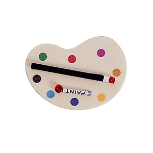 Fateanuki Doll House Accessory Painting Tool Set Miniature Dollhouse Toy Balcony Patio Furnitures Decoration Accessories 1 12 Scale