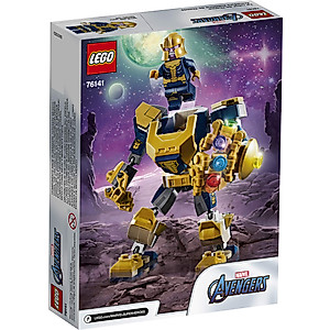 LEGO Marvel Avengers Thanos Mech 76141 Cool Action Building Toy for Kids with Mech Figure Thanos Minifigure (152 Pieces)