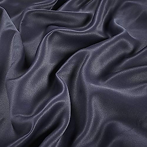 Comfort Spaces Blackout Grommet Top Window Curtain Panel Pair - Noise Reducing, Energy Efficient Thermal Insulated Room Darkening Drape for Bedroom, Living Room Décor, 42" x 63", Navy 2 Piece