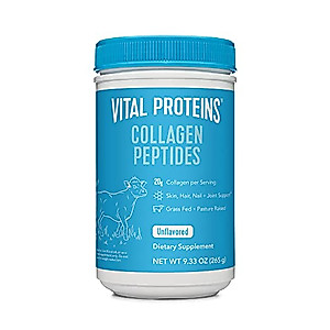 Vital Proteins Collagen Peptides Powder, Promotes Hair, Nail, Skin, Bone and Joint Health, Unflavored 9.33 OZ