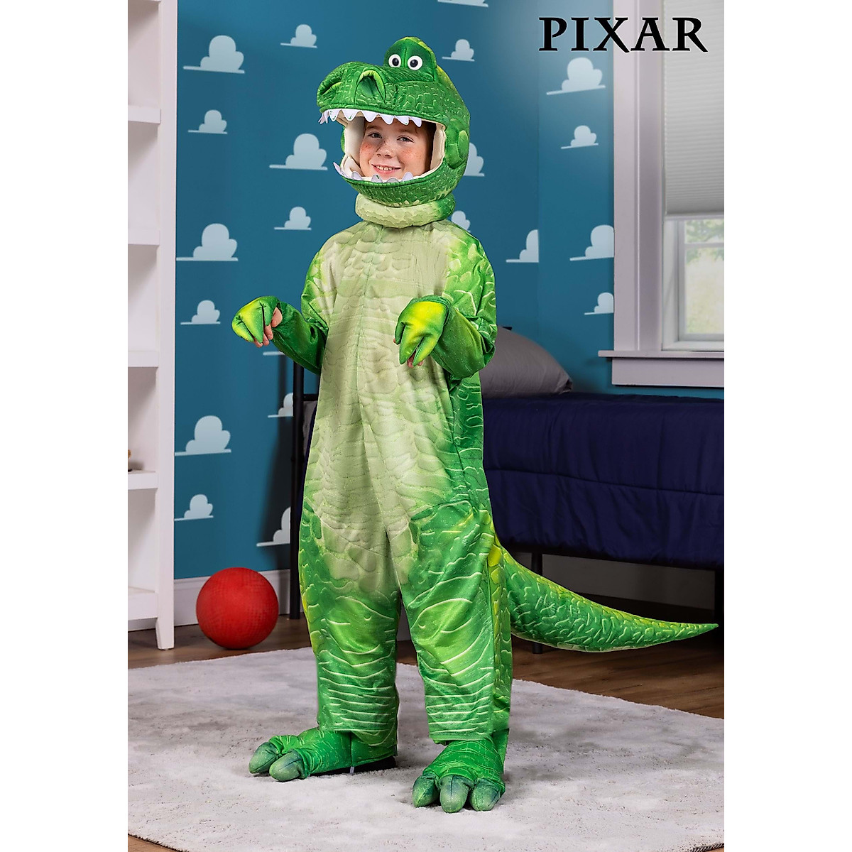 Fun Costumes Kid's Deluxe Toy Story Rex Costume - M