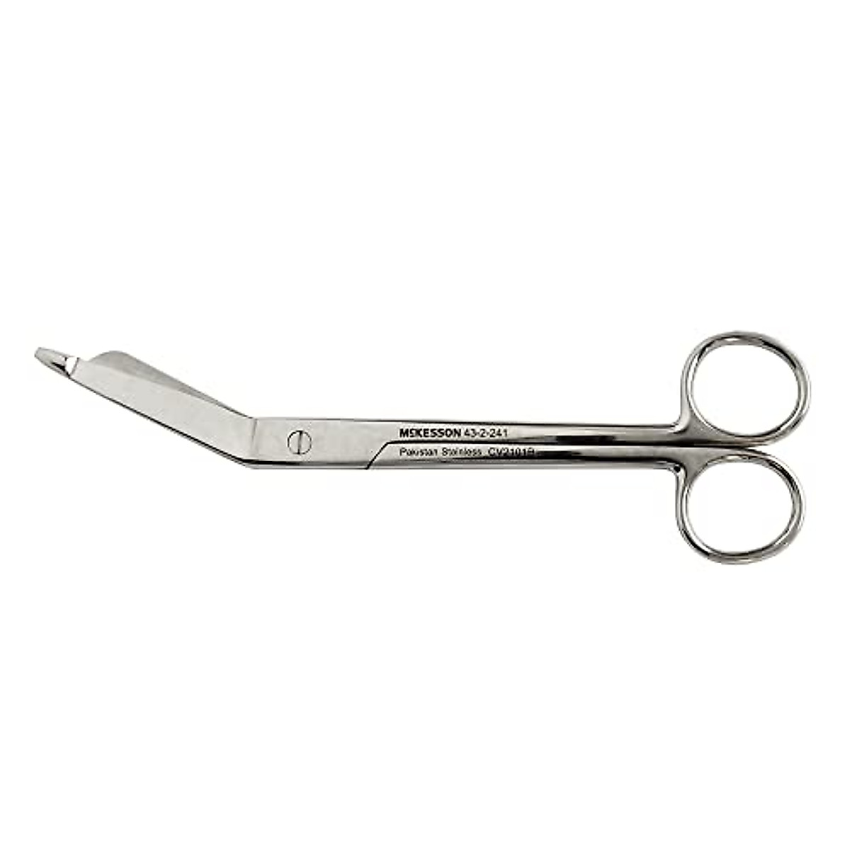 McKesson Lister Bandage Scissors - Sharp and Durable Stainless Steel Blades for Easy and Safe Wound Dressing Removal, 7 1/4 in, 1 Count